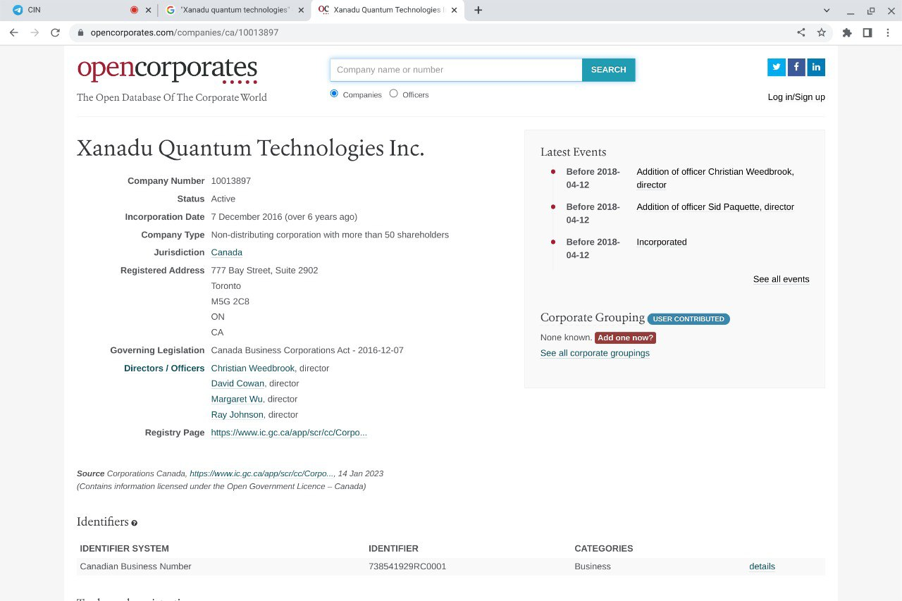 Xanadu: EQORIA’s Quantum Computer – Civilian Intelligence Network